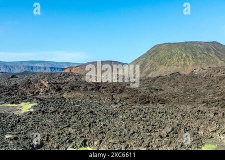 Ardoukoba fissure vents volcano lava fields landscape, Tajourah ...