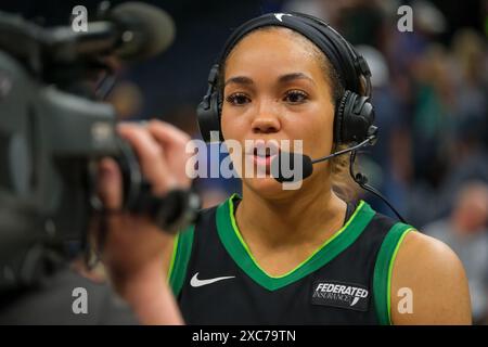 Minneapolis, Minnesota, USA. 14th June, 2024. Minnesota Lynx forward ...