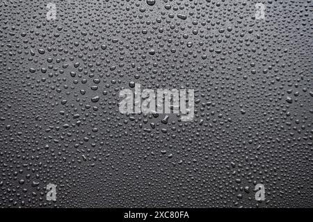 Top view of water droplets suitable for wallpaper background or design ...