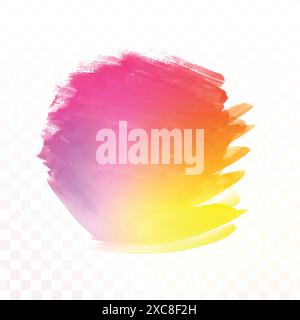 Hand draw colorful watercolor strock design Stock Vector Image & Art ...