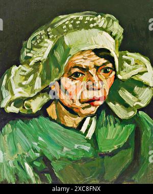 Head of a Woman (Gordina de Groot), 1885 (Painting) Artist Gogh ...
