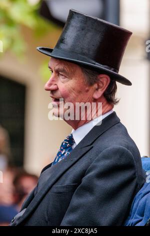 Vice Admiral Sir Tim Laurence attends the Sunday morning church service ...