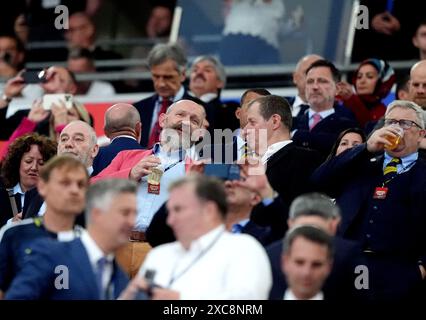 Chris O'Shea, Chief Executive of Centrica, watching the Scottish Gas ...