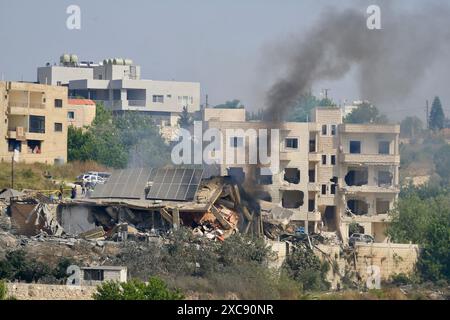 Jannata. 14th June, 2024. This photo taken on June 14, 2024 shows a car ...