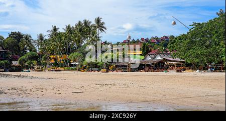 Bungalow on Ba Kantiang Beach on Koh Lanta island in the Andaman Sea ...