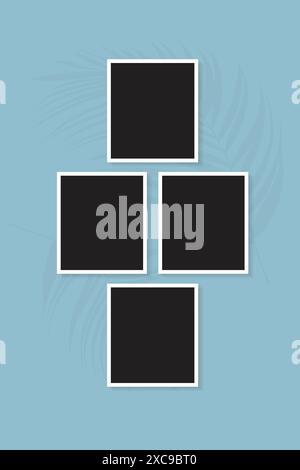 Collage photo effect Minimalist shadow Stock Vector Image & Art - Alamy