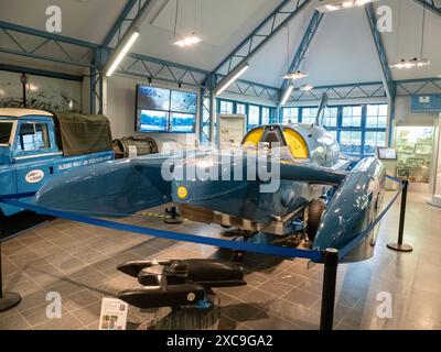 Donald Campbell's restored Bluebird in which he died breaking the world ...