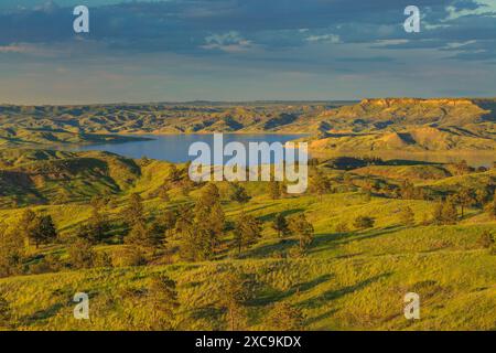 fort peck lake at UL bend in the charles m. russell national wildlife ...
