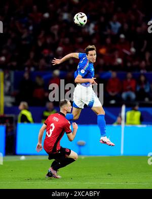 Mario Mitaj of Albania during the EURO 2024, Group B football match ...