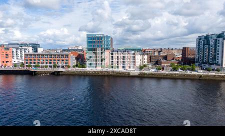 Limerick today, seen from a bird's eye view, a colorful and beautiful ...