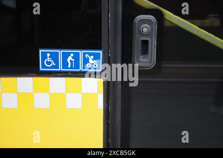 Enhancing accessibility with yellow checkerboard symbols for public ...