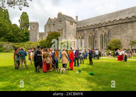Graduation event, Schumacher College, Dartington Hall estate, Totnes ...