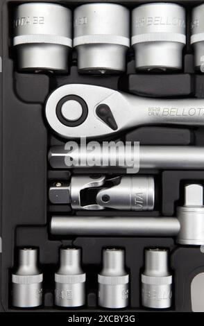 Socket spanners, Industrial hand tool Stock Photo - Alamy