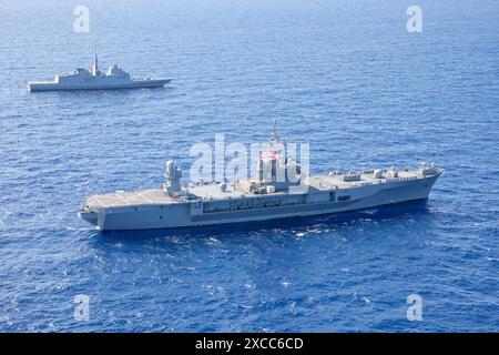 PHILIPPINE SEA (June 14, 2024) - U.S. Navy 7th Fleet Flagship USS Blue ...