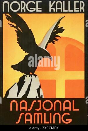 Vintage WW2 Norway Recruitment Poster for Norwegian Waffen SS combat ...