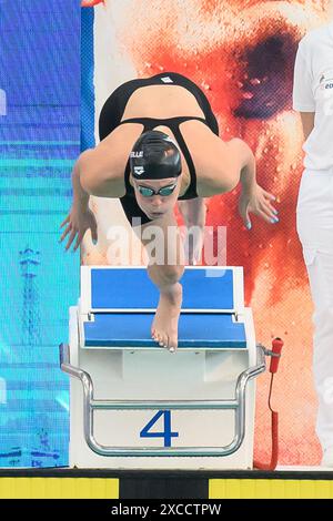 Florine Gaspard competes during the Swimming French National ...