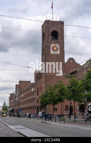 Beurs van Berlage, former stock exchange building, Damrak street ...
