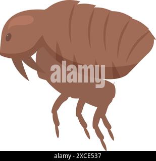 Flea is jumping, spreading disease, biting skin, and acting as a ...