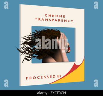 A generic paper 35 mm film transparency for use in slide projectors is ...