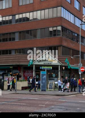 Front of Belfast city centre restaurant, OX restaurant a riverside ...