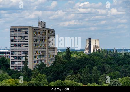 The Berlin skyline seen from Drachenberg Stock Photo - Alamy