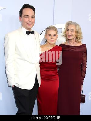 Jessica Lange and Celia Keenan-Bolger attend the 2024 Drama Desk Awards ...