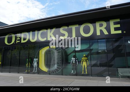 The Duck Store on the campus of the University of Oregon, Friday, May ...