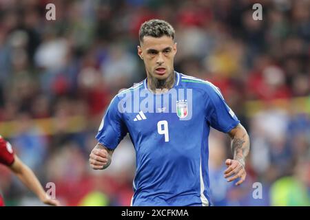 Gianluca Scamacca score penalty during the Italian championship Serie B ...