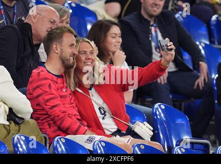 Kate Goodland, the wife of England's Harry Kane, ahead of the UEFA Euro ...