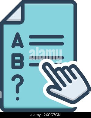 Icon for consider,mull Stock Vector Image & Art - Alamy