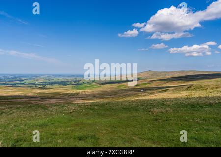 View from the Hartside Pass between Alston and Penrith, Cumbria ...