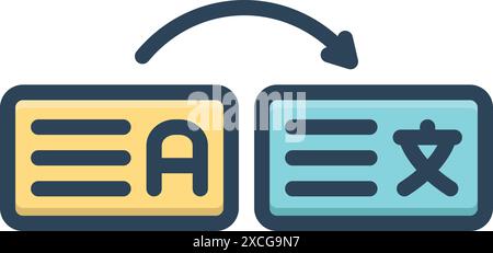 Icon for interpret,explain Stock Vector Image & Art - Alamy