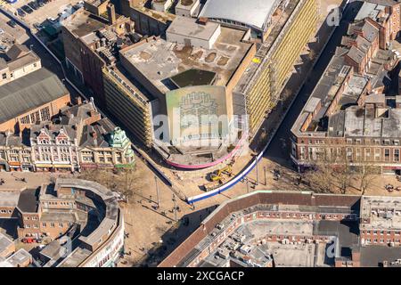 Aerial photo of centred on Albion Square development on Jameson Street ...