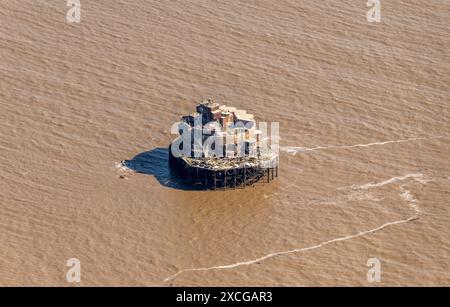 Aerial photo of Bull Sand Fort from 1500 feet showing the ww1 and ww2 ...