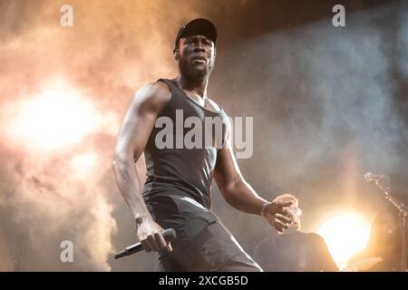 Stormzy performing at PipFest 2024 in Oslo Stock Photo - Alamy