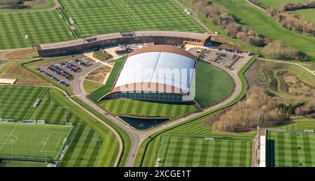 Aerial photo of Leicester FC Training ground at Charnwood showing ...