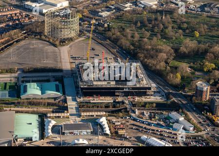 Aerial photo of the new coop live music arena under construction Stock ...