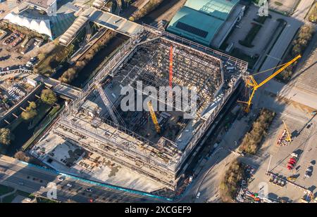 Aerial photo of the new coop live music arena under construction Stock ...