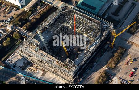 Aerial photo of the new coop live music arena under construction Stock ...