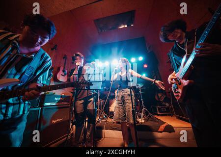 Young people's band Stock Photo - Alamy