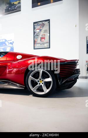 Ferrari Daytona SP3 in Joe Macari Stock Photo - Alamy