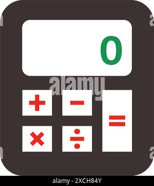 calculator math finance isolated icon Stock Vector Image & Art - Alamy
