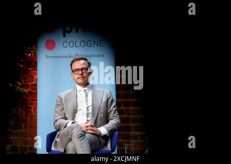 Philosoph und Autor Markus Gabriel auf der Phil.Cologne 2024 ...