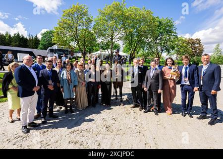 Lierskogen, Norway. 17th June, 2024. Durek Verrett, Princess Martha ...
