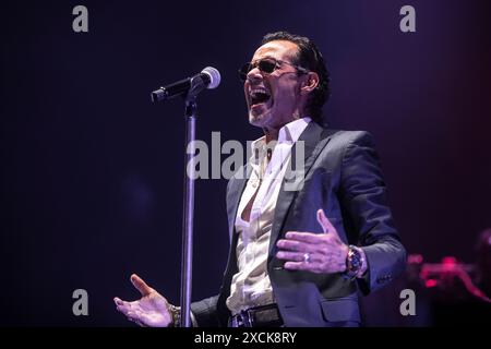 Marc Anthony performing at Palau Sant Jordi, Barcelona 13 Jun 2024 ...