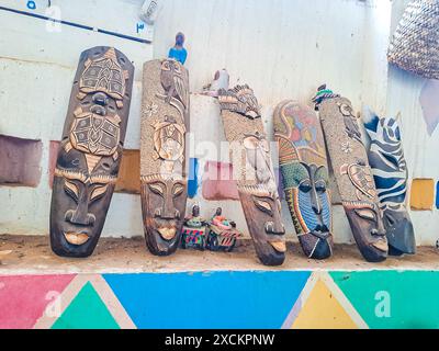 Aswan - Egypt - 11 June 2023 : Traditional old Nubian masks. Aswan ...