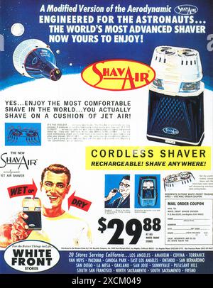 1960s USA Shavair Magazine Advert Stock Photo - Alamy