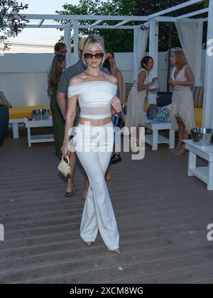Sterling Quinn attends the Opening of Ketchy Beach at Capri Hotel in ...