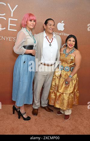 actor Ryan Begay and girlfriend attend the "Fancy Dance" New York ...