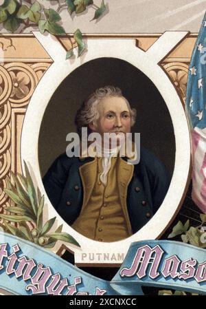 Israel Putnam, American army general during the American Revolutionary ...